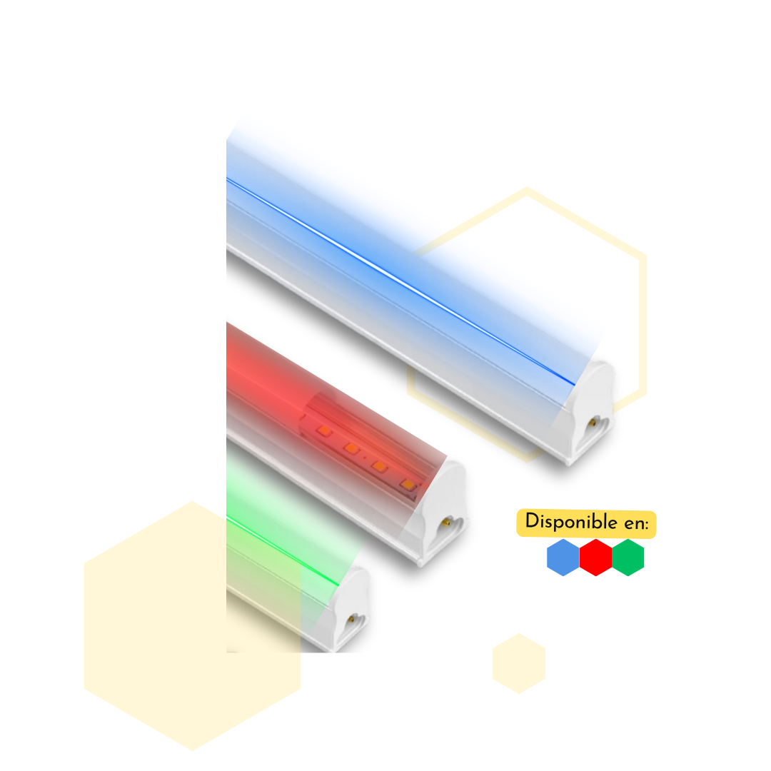 Lámpara T5 LED 10W Colores 60cm – Electriled Sas