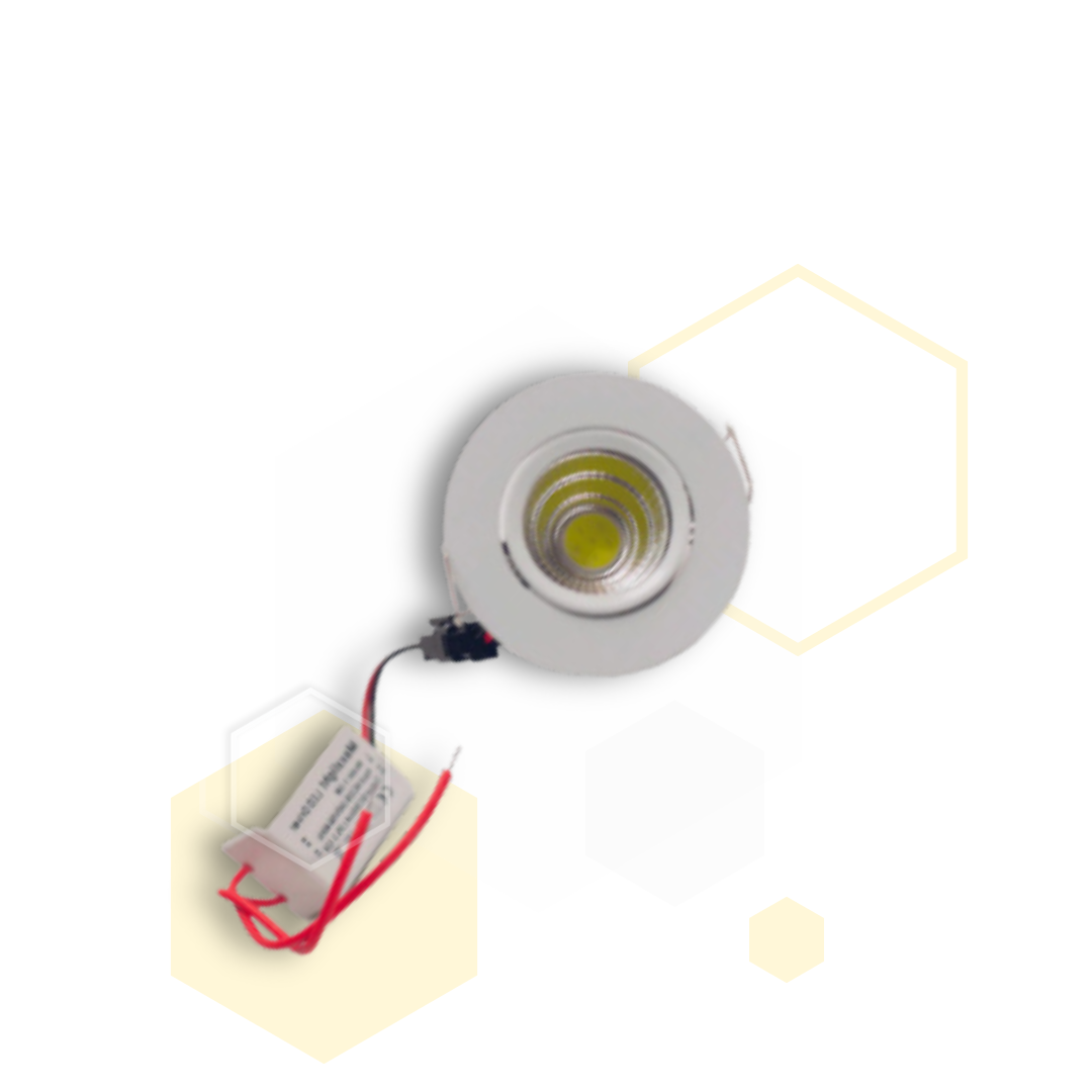 Mini Bala LED 3W Blanca – Ilumina tu hogar con eficiencia – Electriled Sas